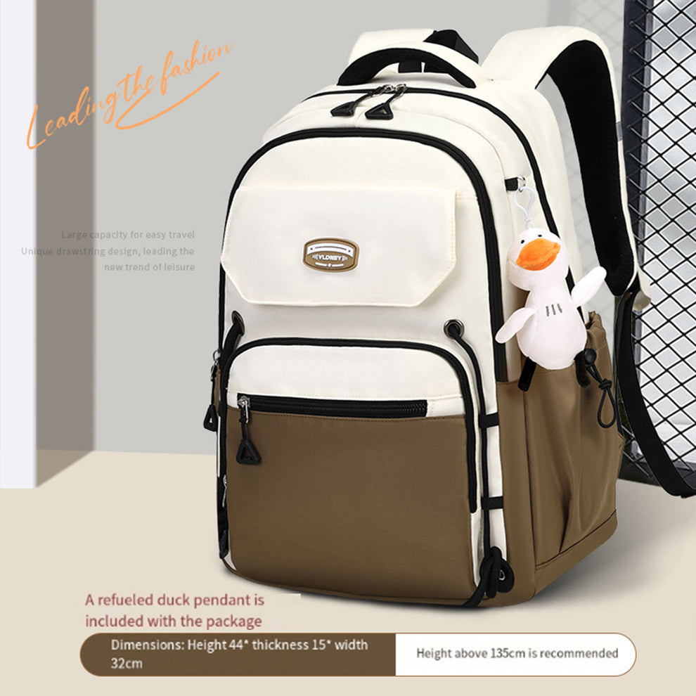 Waterproof with stain-resistant school backpacks (olive) – BagsQueen